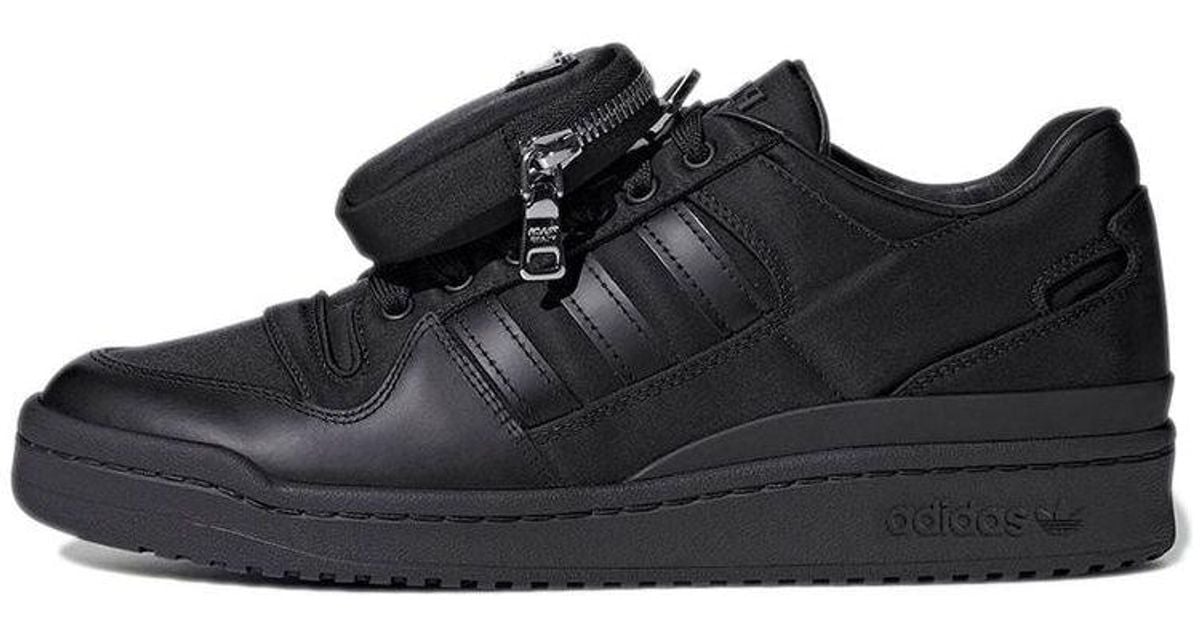 adidas Prada X Originals Forum Low Re-Nylon Sneakers in Black for Men ...