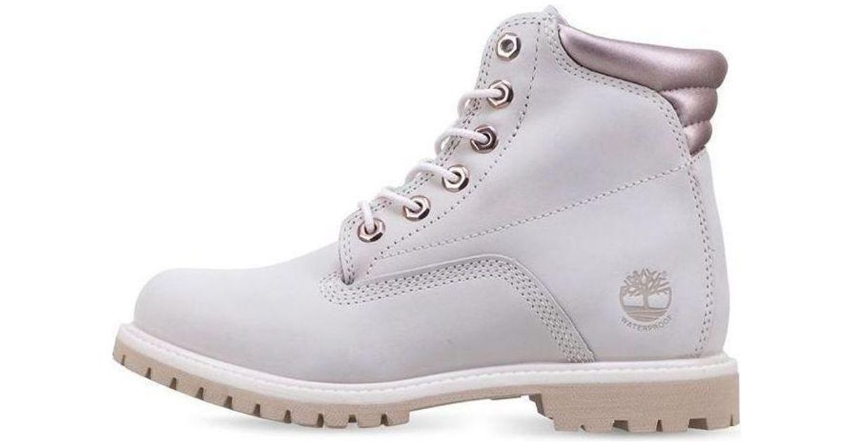 Timberland (Wmns) Waterville 6 Inch Waterproof Boots 'Pale' in Gray | Lyst
