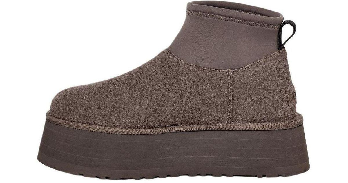 UGG (Wmns) Classic Mini Dipper 'Thundercloud' in Brown | Lyst