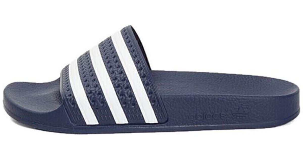 adidas Adilette Slide 'Adi' in Blue for Men | Lyst UK