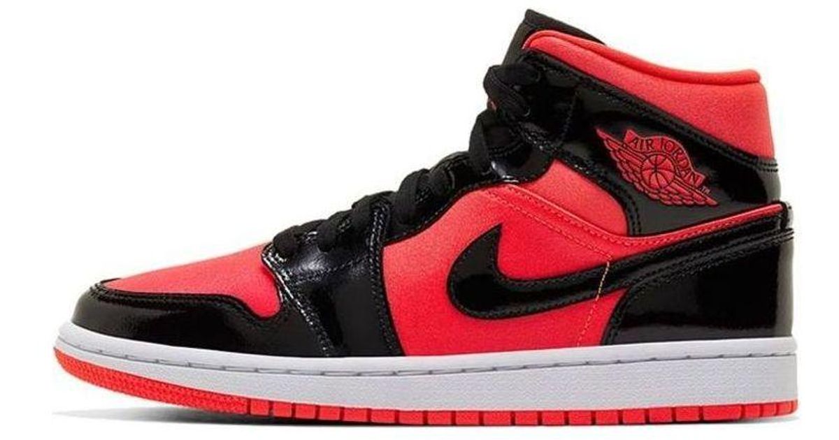 Nike (Wmns) 1 Mid 'Hot Punch' in Red | Lyst UK