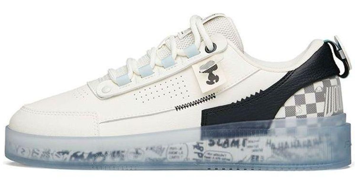Anta X Snoopy Skateboarding Shoes in Blue for Men | Lyst
