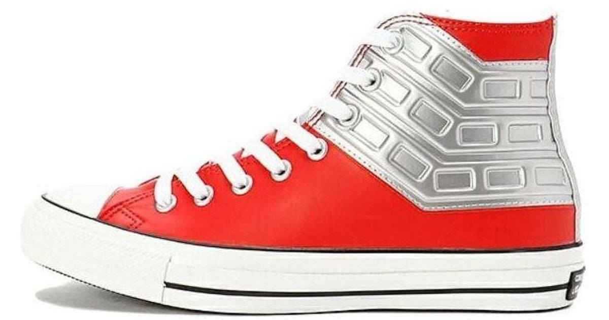 Converse All-Star 100 Ultra Seven Hi in Red | Lyst