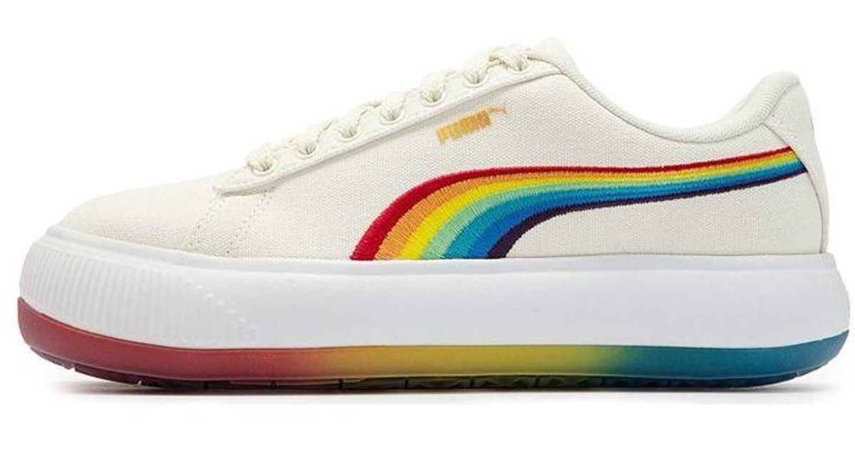 PUMA (Wmns) Suede Mayu Prism in Blue | Lyst