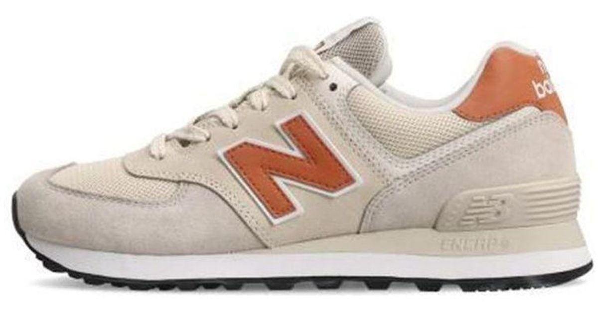 New Balance 4 Series Low-top Khaki in White | Lyst