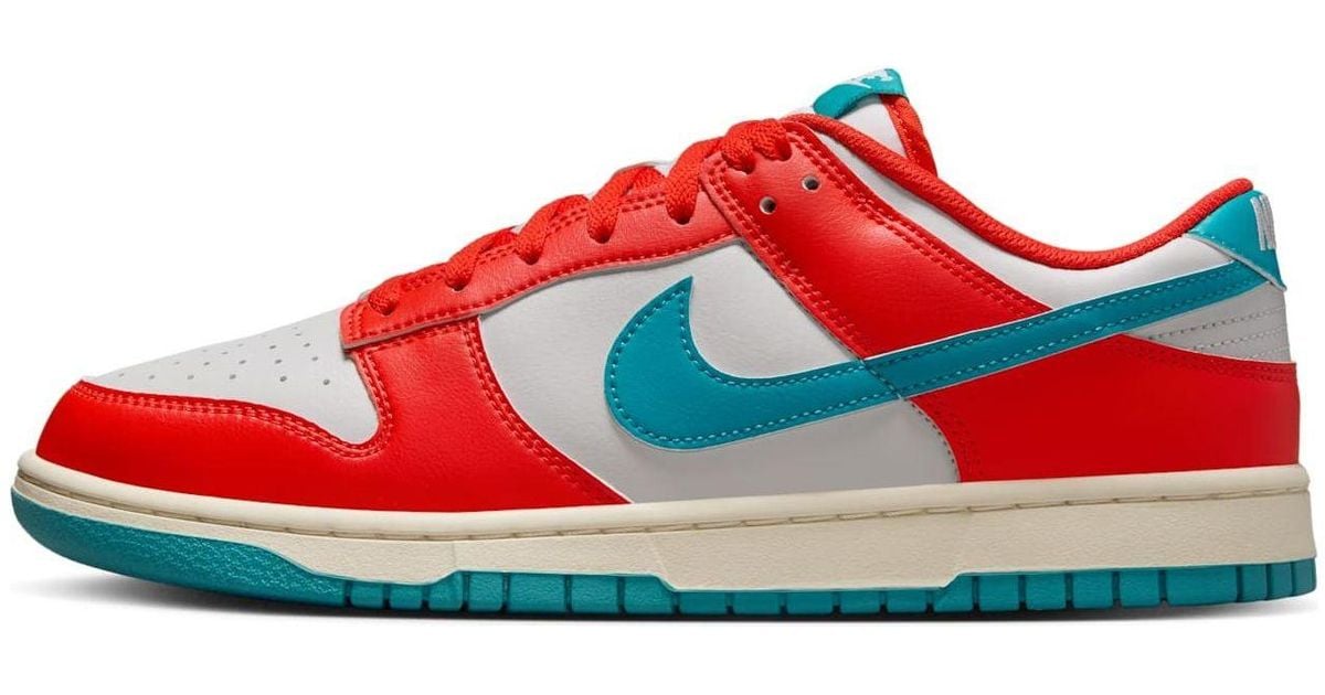 Nike Dunk Low Retro 'Bright Crimson Dusty Cactus' in Red for Men | Lyst