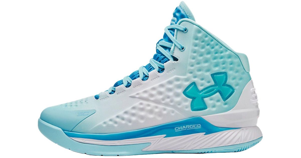 Under Armour Curry 1 'Capri Sky' in Blue for Men | Lyst