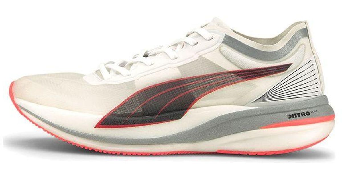 PUMA (Wmns) Deviate Nitro Elite Lava Blast' in White | Lyst