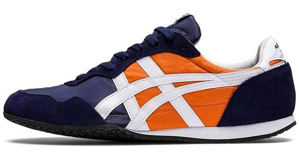 Onitsuka Tiger Serrano Shoes 'peacoat White Orange' in Blue for Men | Lyst