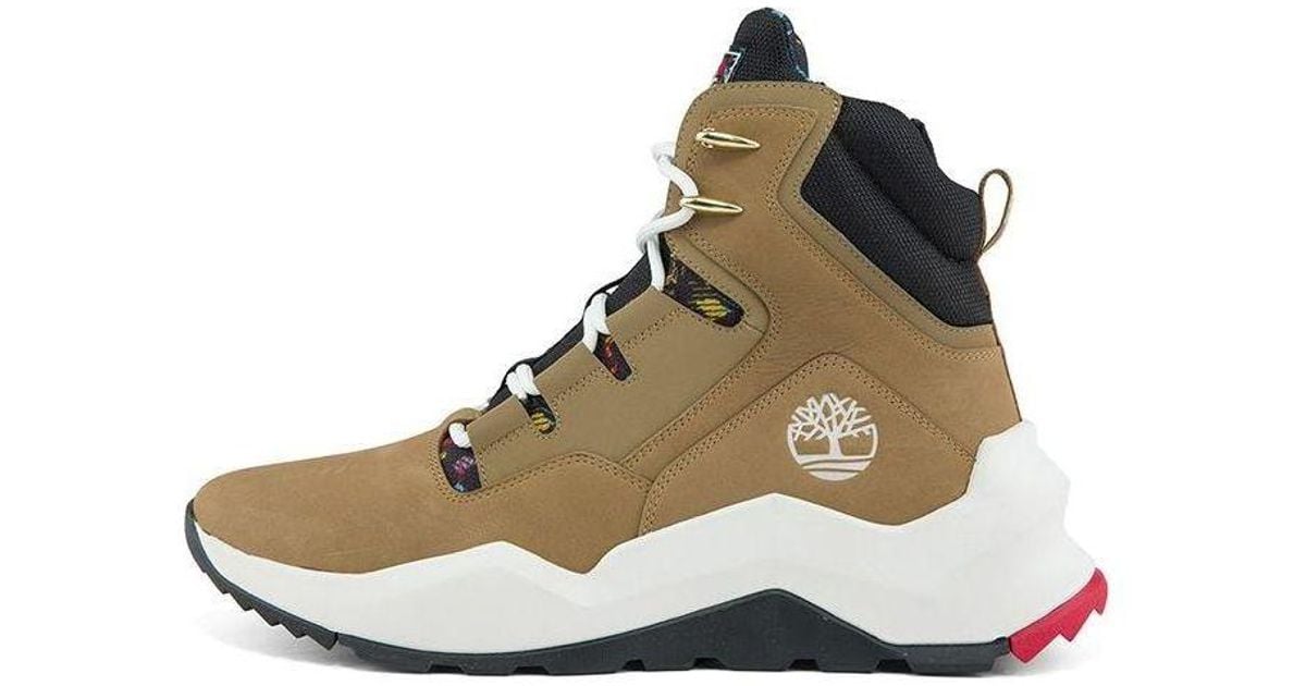 Timberland Madbury Side Zip Wide Fit Sneaker Boots Nubuck' in Brown for ...