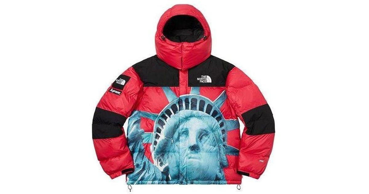 Supreme X The North Face Statue Of Liberty Mountain Jacket in Red for ...