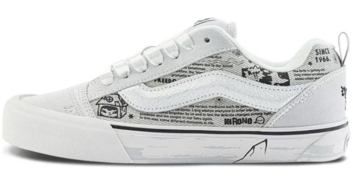 Vans X Hirono Knu Skool in White for Men | Lyst