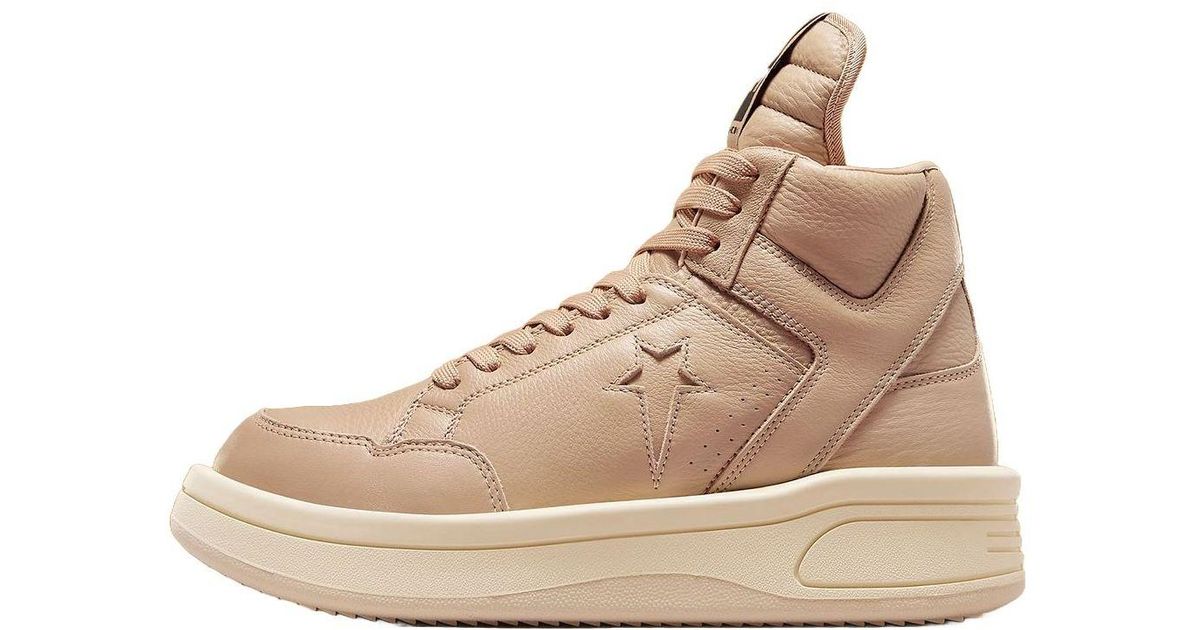 Converse X Rick Owens Drkshdw Turbowpn Mid 'Cave' in Natural for Men | Lyst