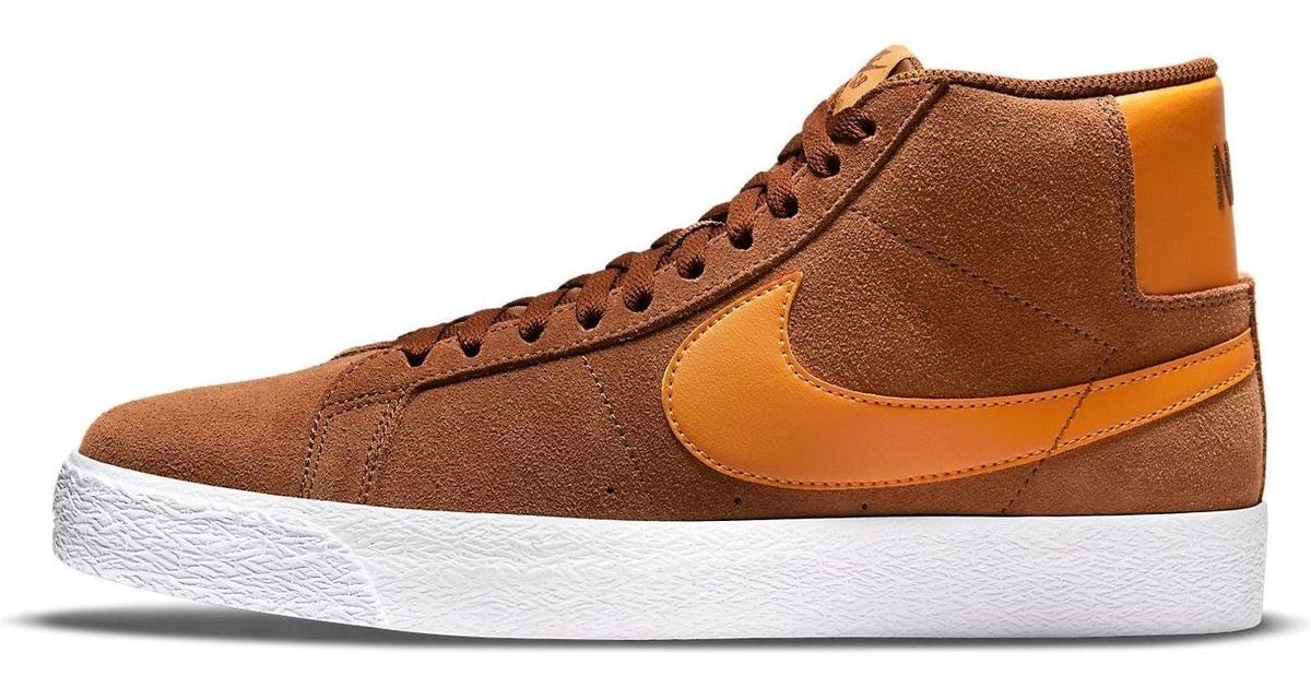 Nike Zoom Blazer Mid Sb 'Pecan Light Curry' in Brown for Men | Lyst