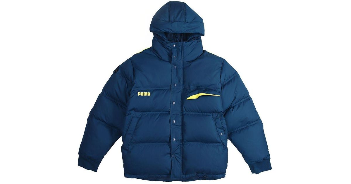 PUMA X Ader Error Down Puffer in Blue for Men | Lyst UK