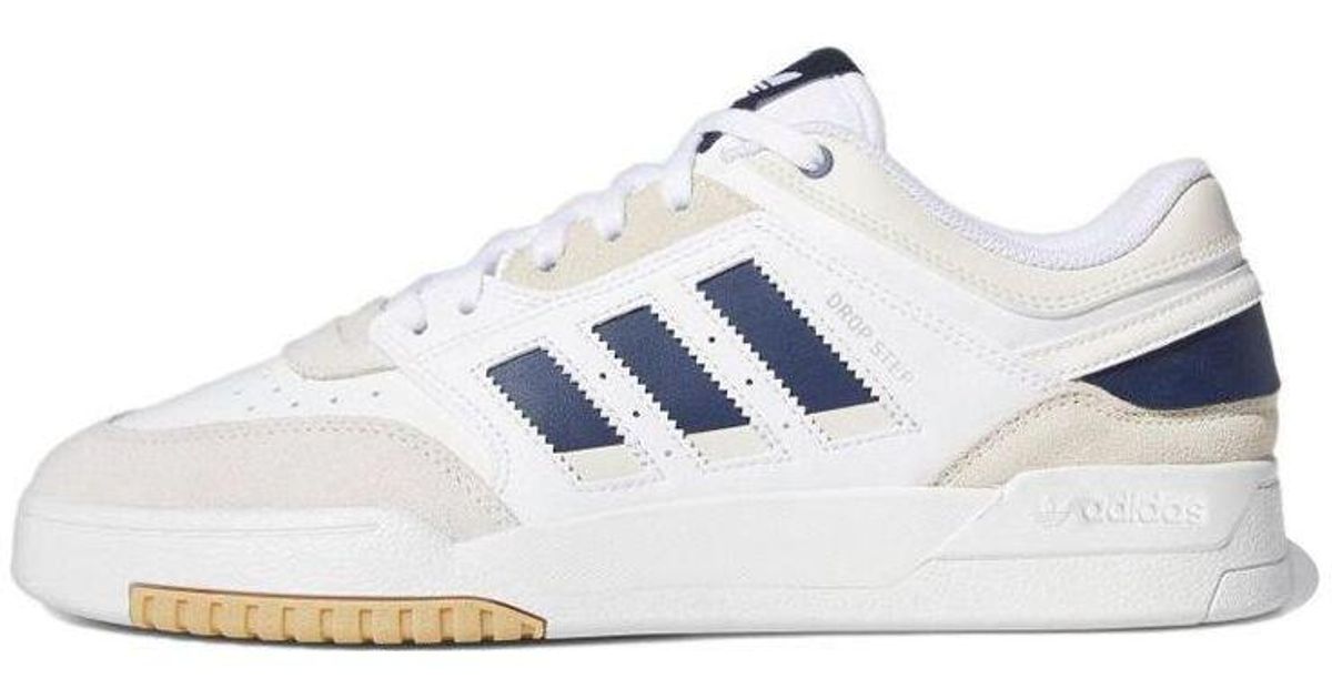 adidas Originals Drop Step Low 'white Navy Blue' for Men | Lyst
