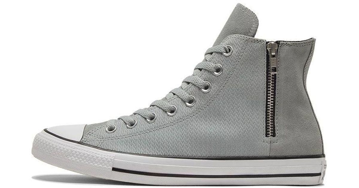 Converse Chuck Taylor All Star 'Charcoal Zipper' in Gray for Men | Lyst