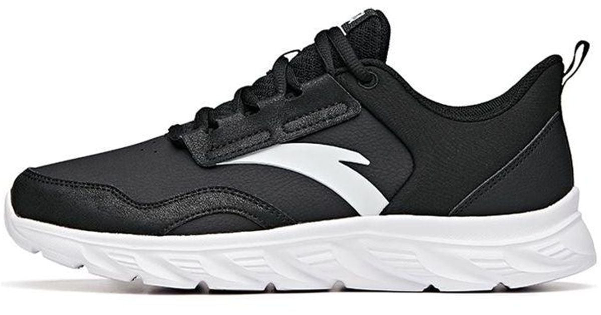 Anta Flagship Running Shoes 'black White' | Lyst