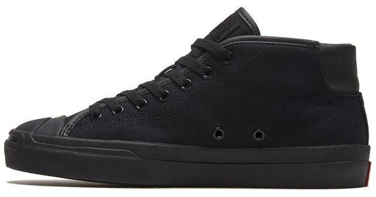 Converse Alexis Sablone X Jack Purcell Pro Mid Enamel' in Black for Men ...