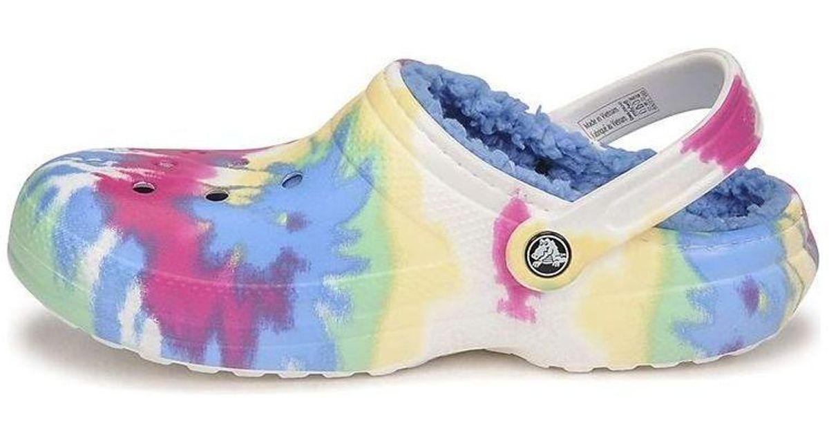 Crocs™ Classic Clog Tie Dye Multi in Blue for Men | Lyst