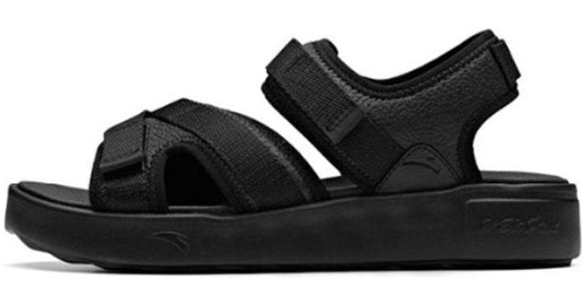 Anta Sandals in Black for Men | Lyst