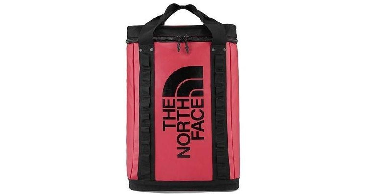 The North Face Logo 26L Backpack in Red | Lyst