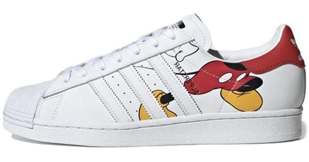 adidas Disney X Superstar 'Mickey Mouse' in White for Men | Lyst UK