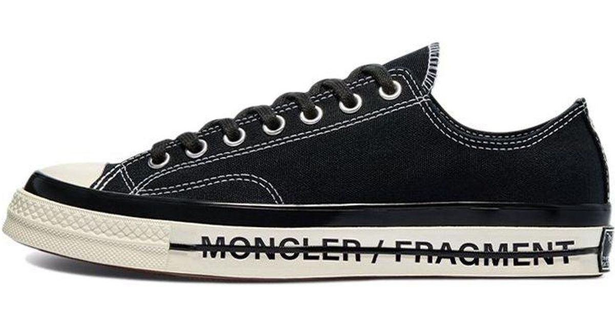 Converse Fragment Design X Moncler X Chuck 70 Low in Black for Men | Lyst