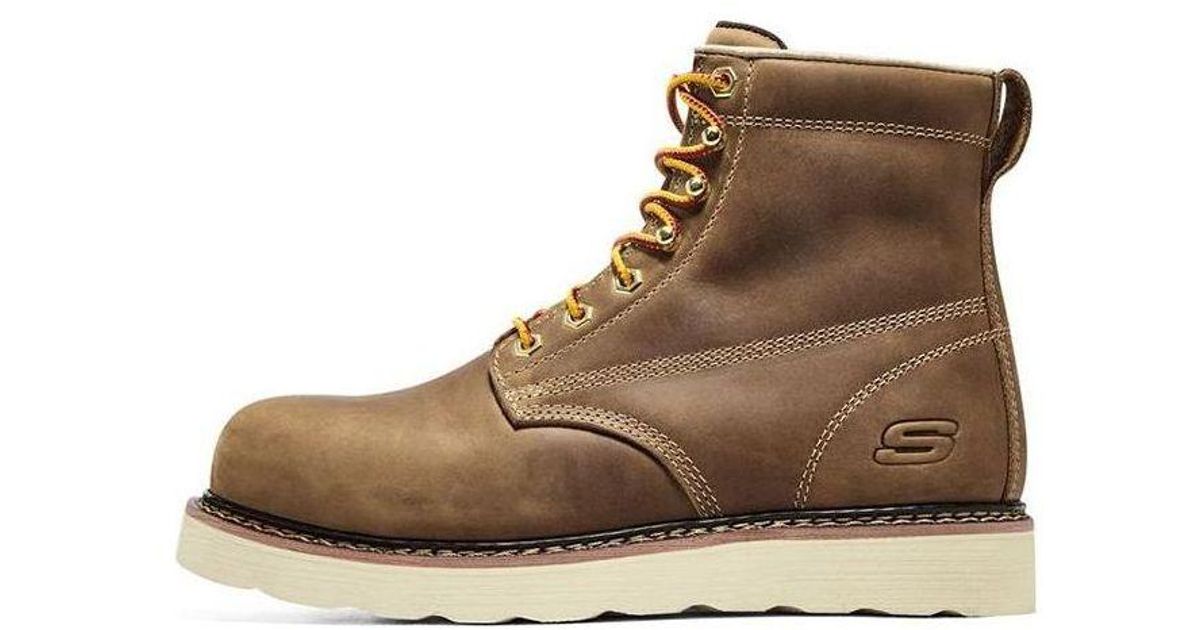 Skechers Pettus Lebaum Utility Boot in Brown for Men | Lyst