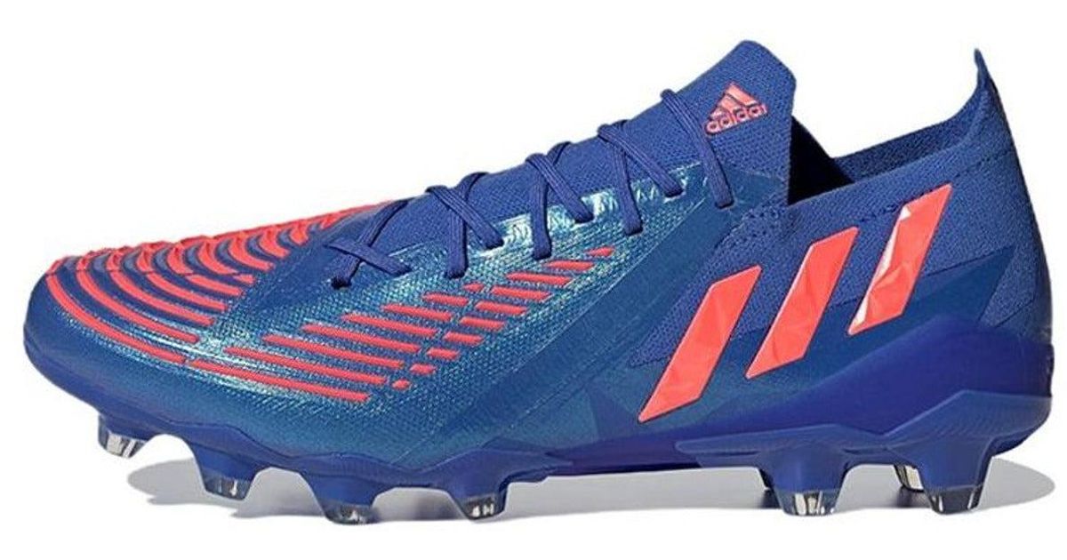 adidas Predator Edge.1 Low Hg/Ag Outdoor Boot in Blue for Men | Lyst