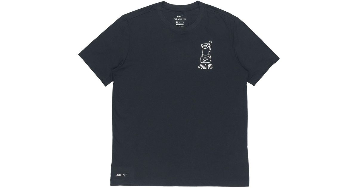 Nike Dri-Fit Breathe Juicing Training Quick Dry Short Sleeved in Blue ...
