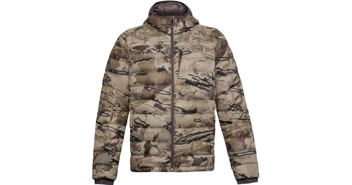 Under Armour Storm Ridge Reaper Down Hooded Jacket 'Barren Camo' in ...
