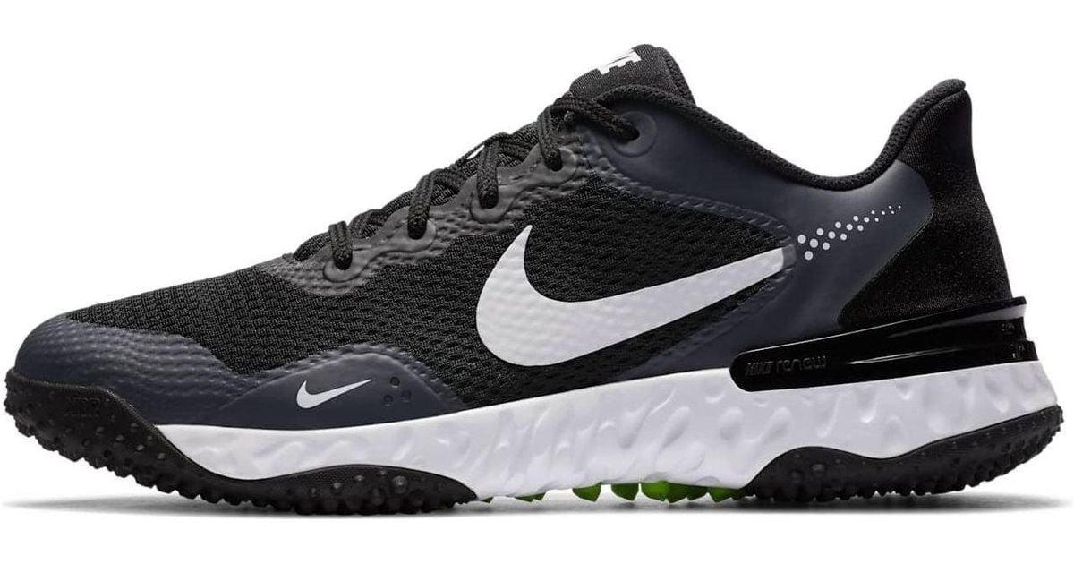 Nike Alpha Huarache Elite 3 Turf Iron' in Black for Men | Lyst