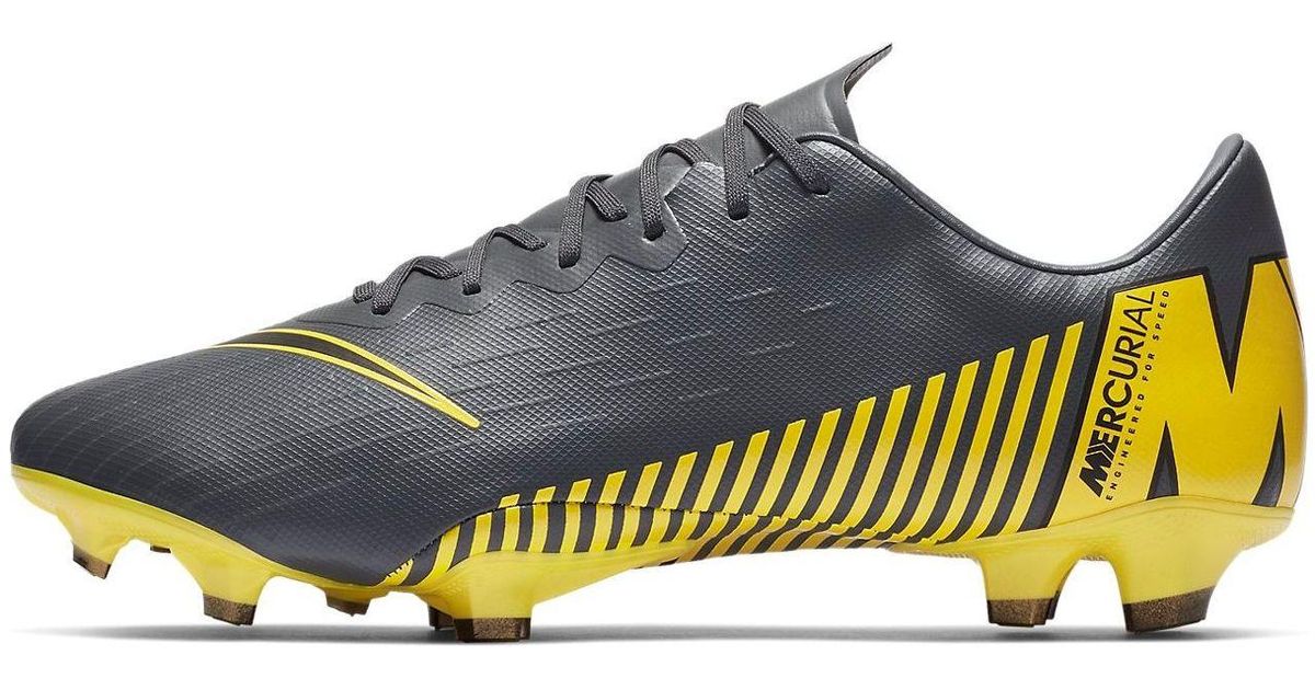 Nike Mercurial Vapor 12 Pro Fg 'Dark' in Gray for Men | Lyst