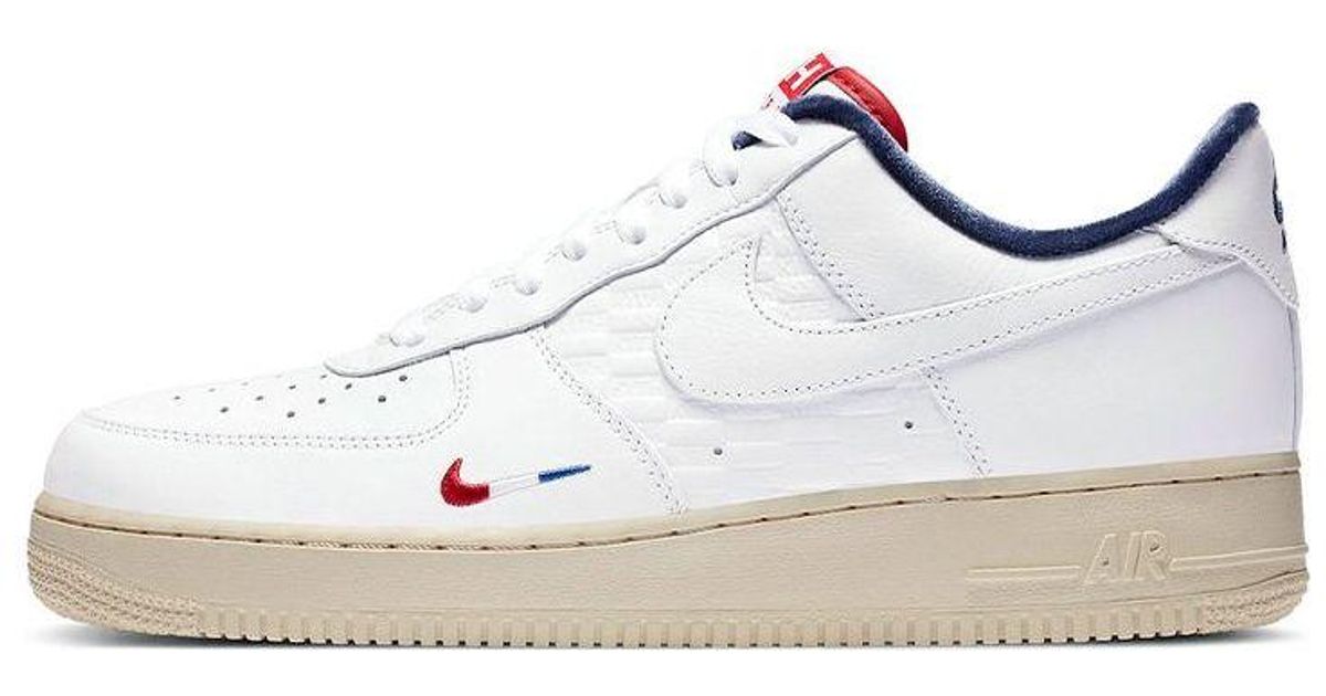Nike X Kith Air Force 1 Low 'France' in White for Men | Lyst