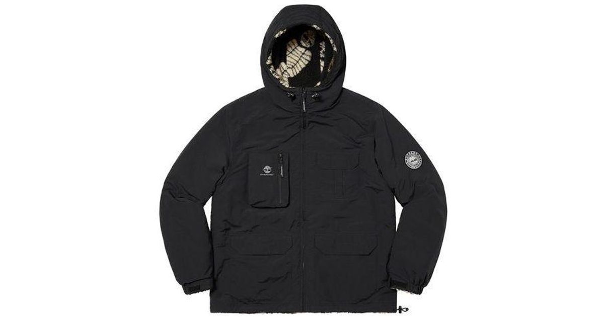 Supreme X Timberland Reversible Ripstop Jacket in Black for Men | Lyst UK