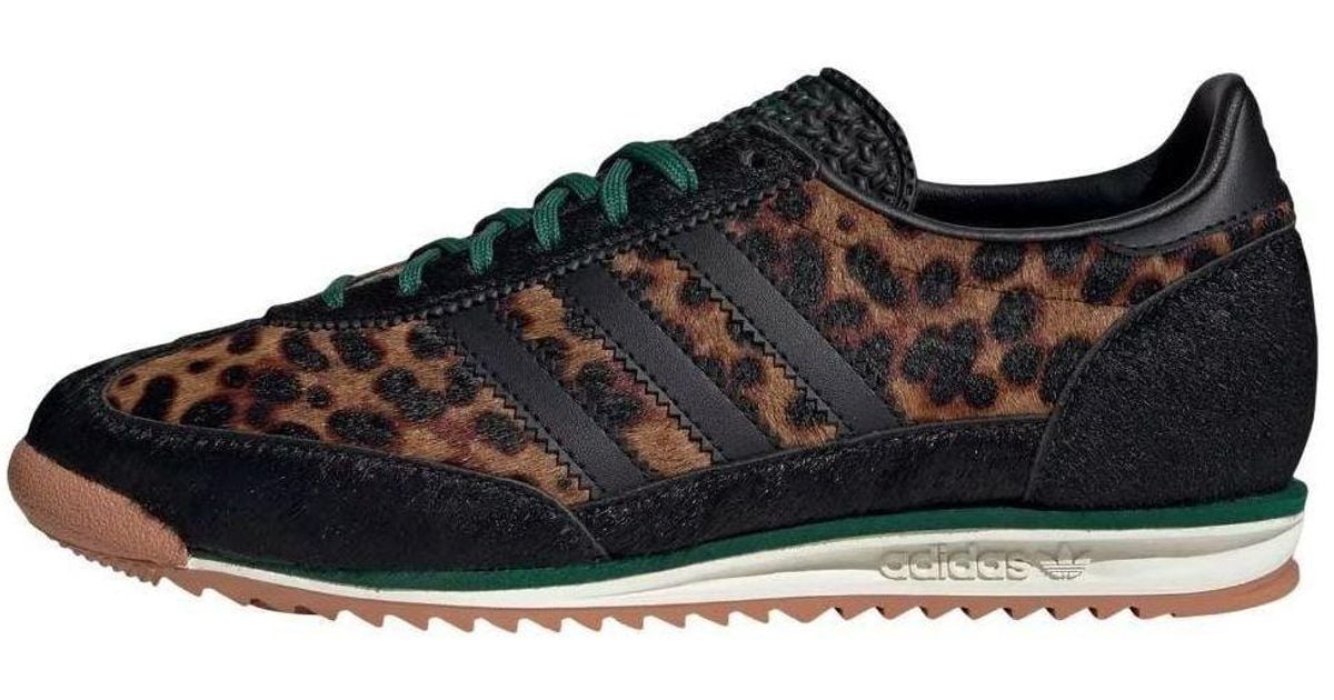 adidas (Wmns) Sl 72 'Core Leopard' in Black | Lyst