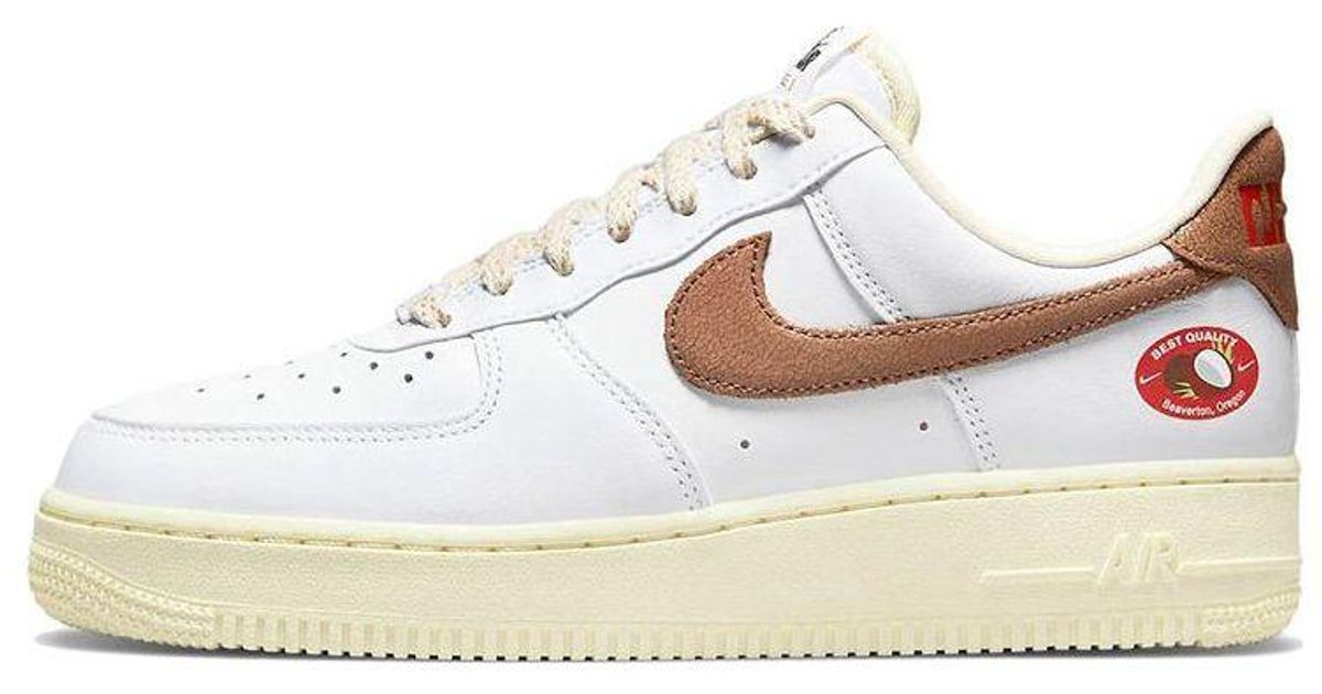 Nike Air Force 1 Low Coconut in White | Lyst