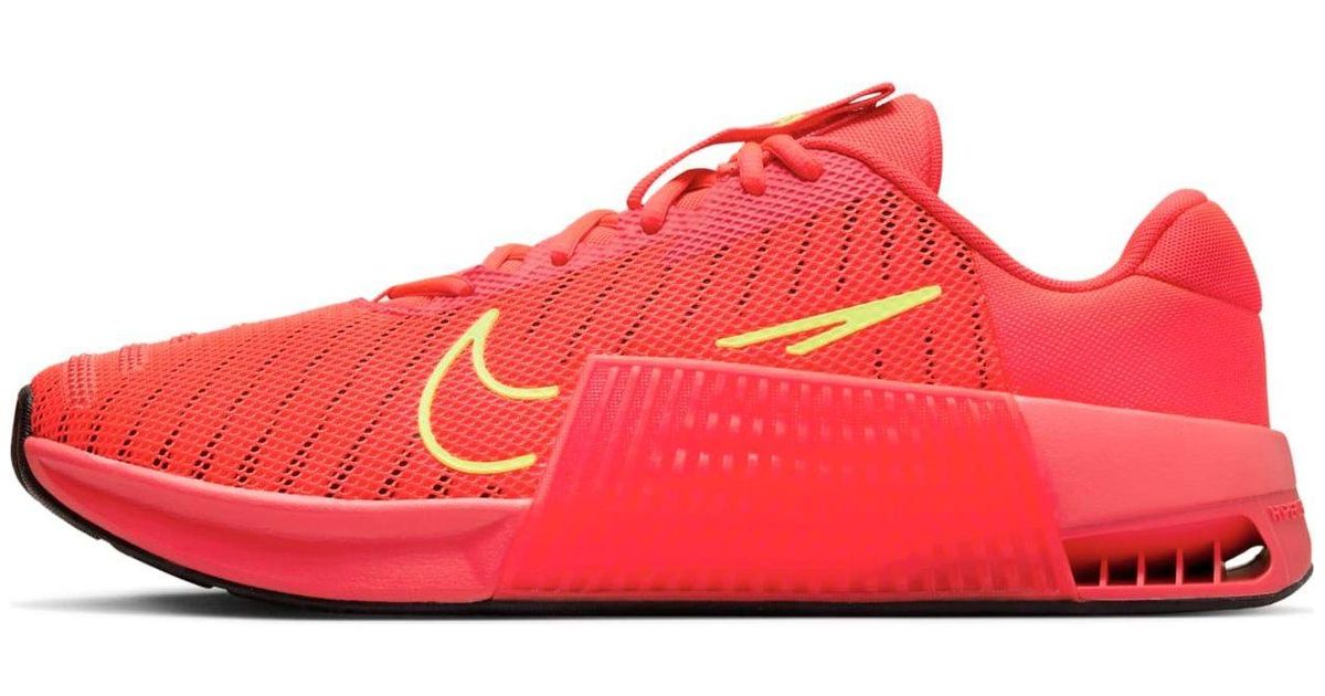 Nike Metcon 9 'Bright Crimson Volt' in Red for Men | Lyst UK
