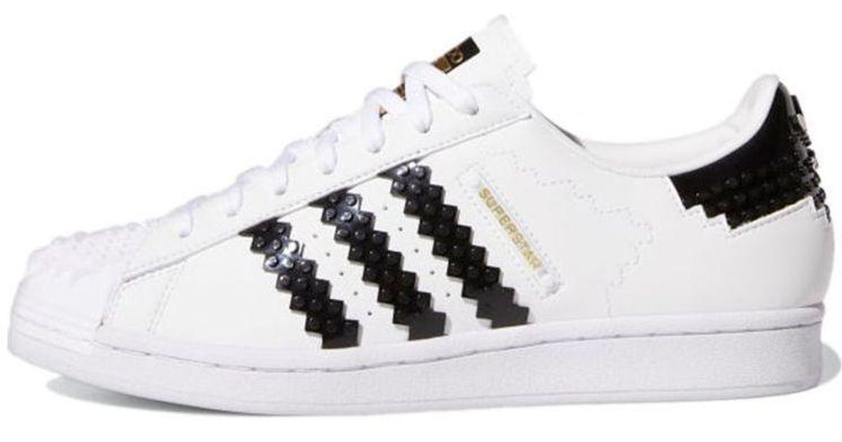 adidas Lego X Superstar 'Base Plates' in White for Men | Lyst