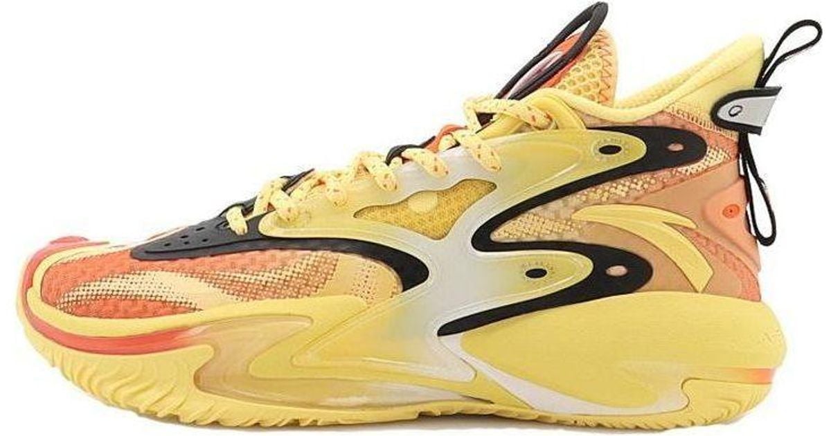 Anta Shock The Game 5 Mid in Yellow for Men | Lyst