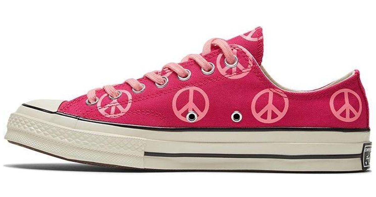 Converse Chuck 70 Peace Sign in Pink for Men | Lyst