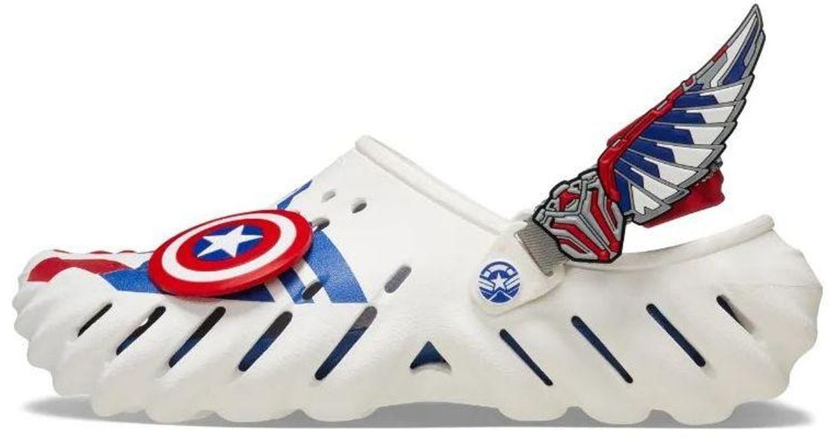 Crocs™ X Marvel Echo Clog 'Captain America' in Blue for Men | Lyst