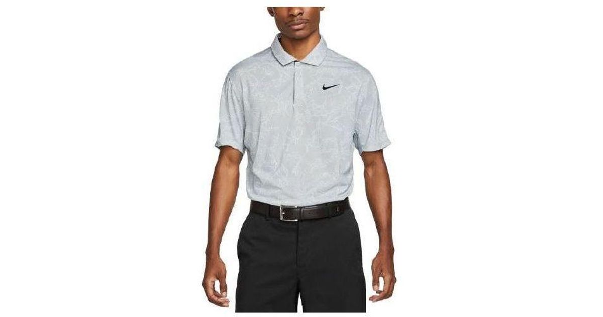 Nike Tiger Woods Dri-Fit Adv Contour Print Polo Shirt in Blue for Men ...