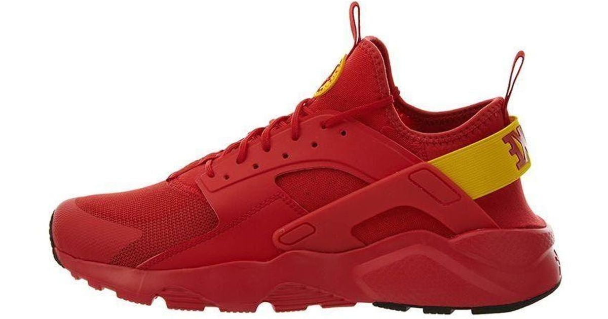 Nike Air Huarache Run Ultra Amarillo' in Red for Men | Lyst