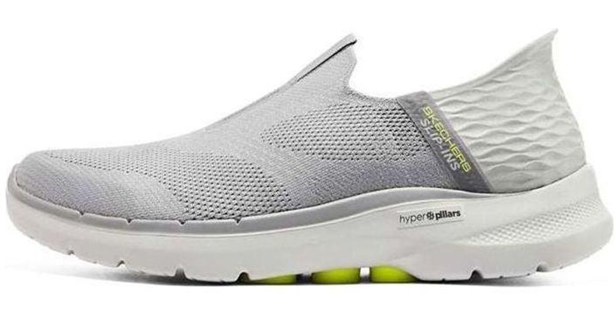 Skechers Slip Ins Go Walk 6 in Grey for Men | Lyst UK