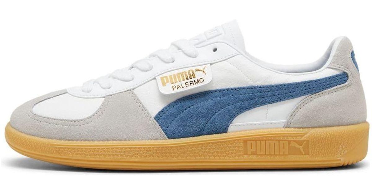 PUMA Palermo Leather Horizon' in Blue for Men | Lyst