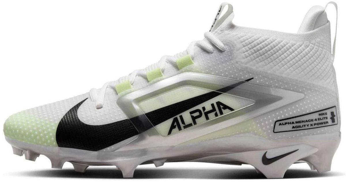 Nike Alpha Menace 4 Elite in White for Men | Lyst