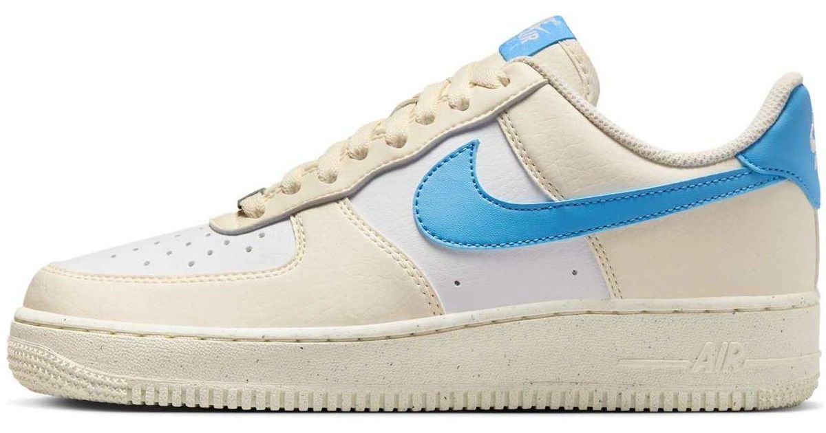 Nike (Wmns) Air Force 1 Low Next Nature 'Pale Ivory University' in Blue ...