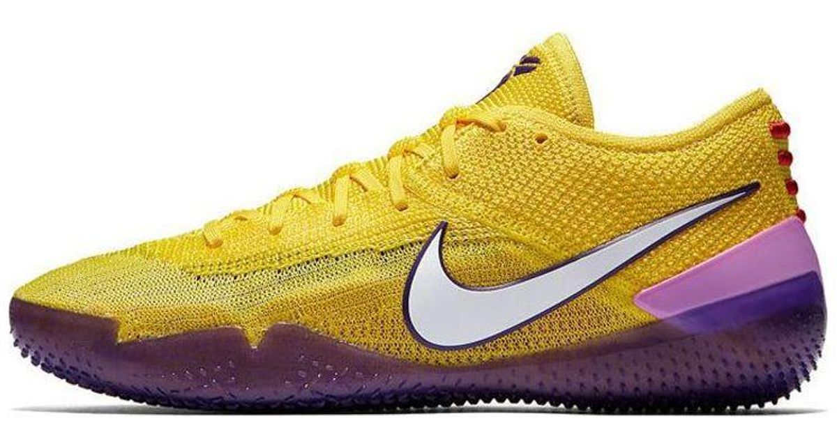 Nike Kobe A.D. Nxt 360 Strike' in Yellow for Men | Lyst